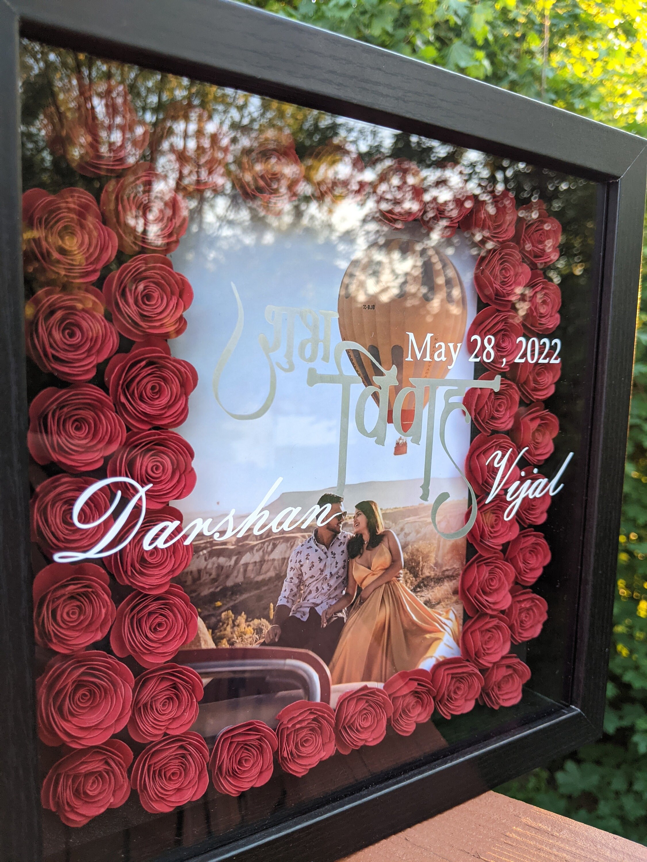 Indian Wedding Shadow Box ( Subh Vivah Box) - Etsy