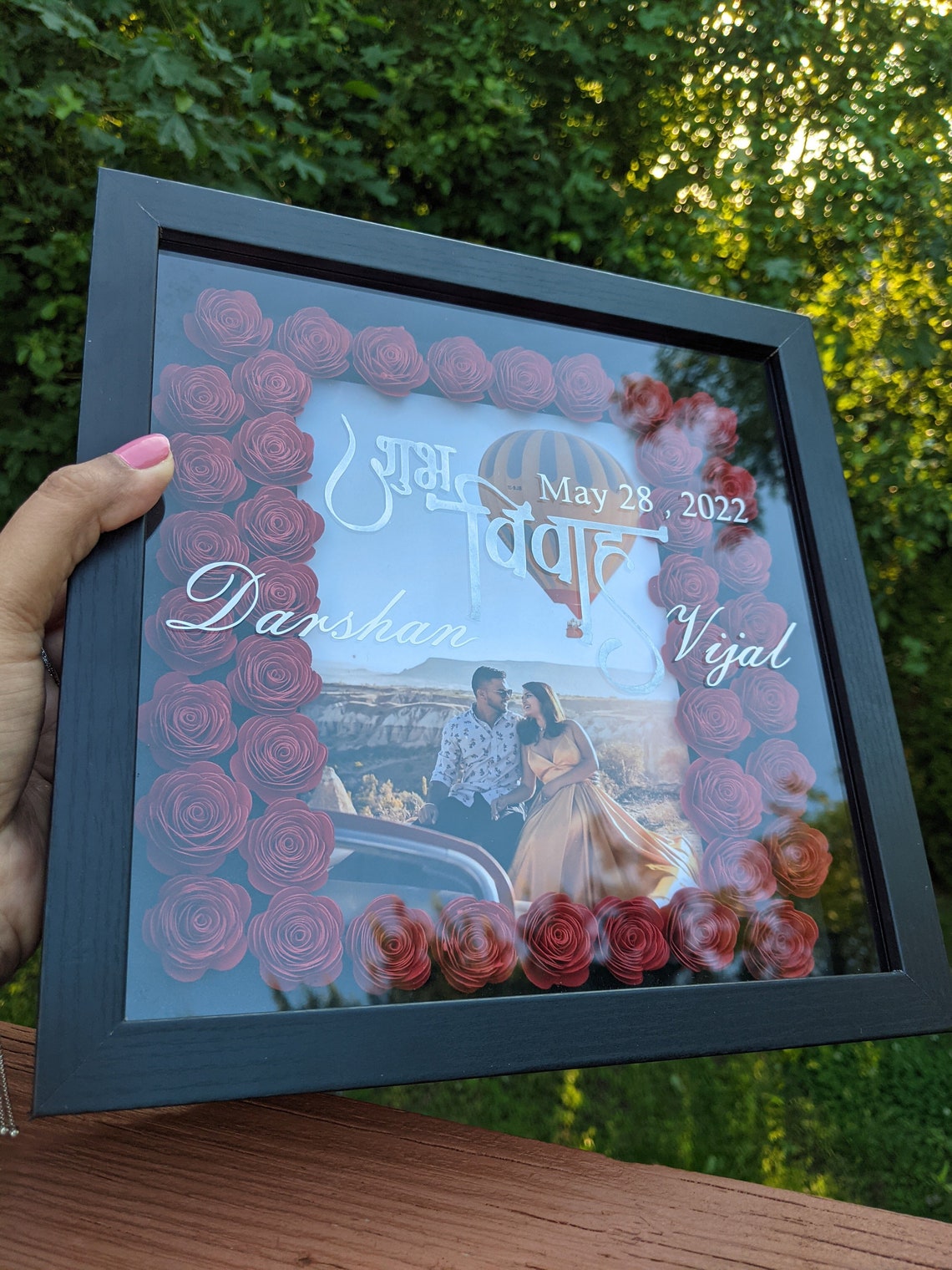 Indian Wedding Shadow Box ( Subh Vivah Box) - Etsy