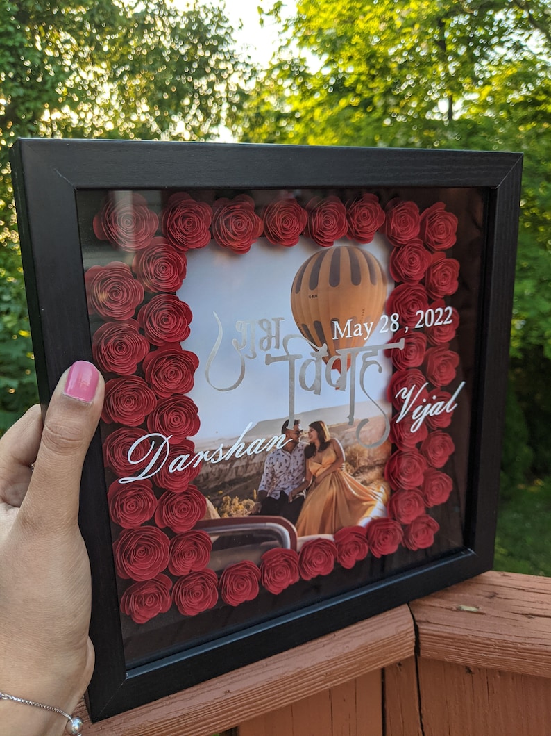 Indian Wedding Shadow Box ( Subh Vivah Box) - Etsy