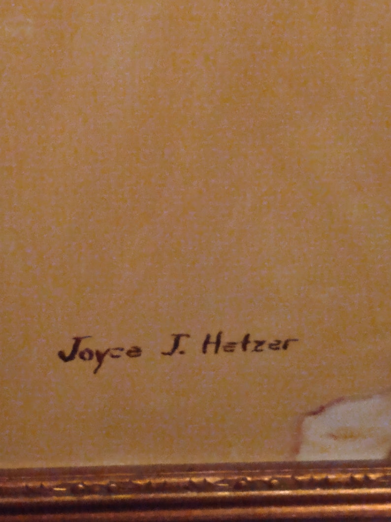 Oil Painting of Boy by Joyce J Hetzer Signed - Etsy