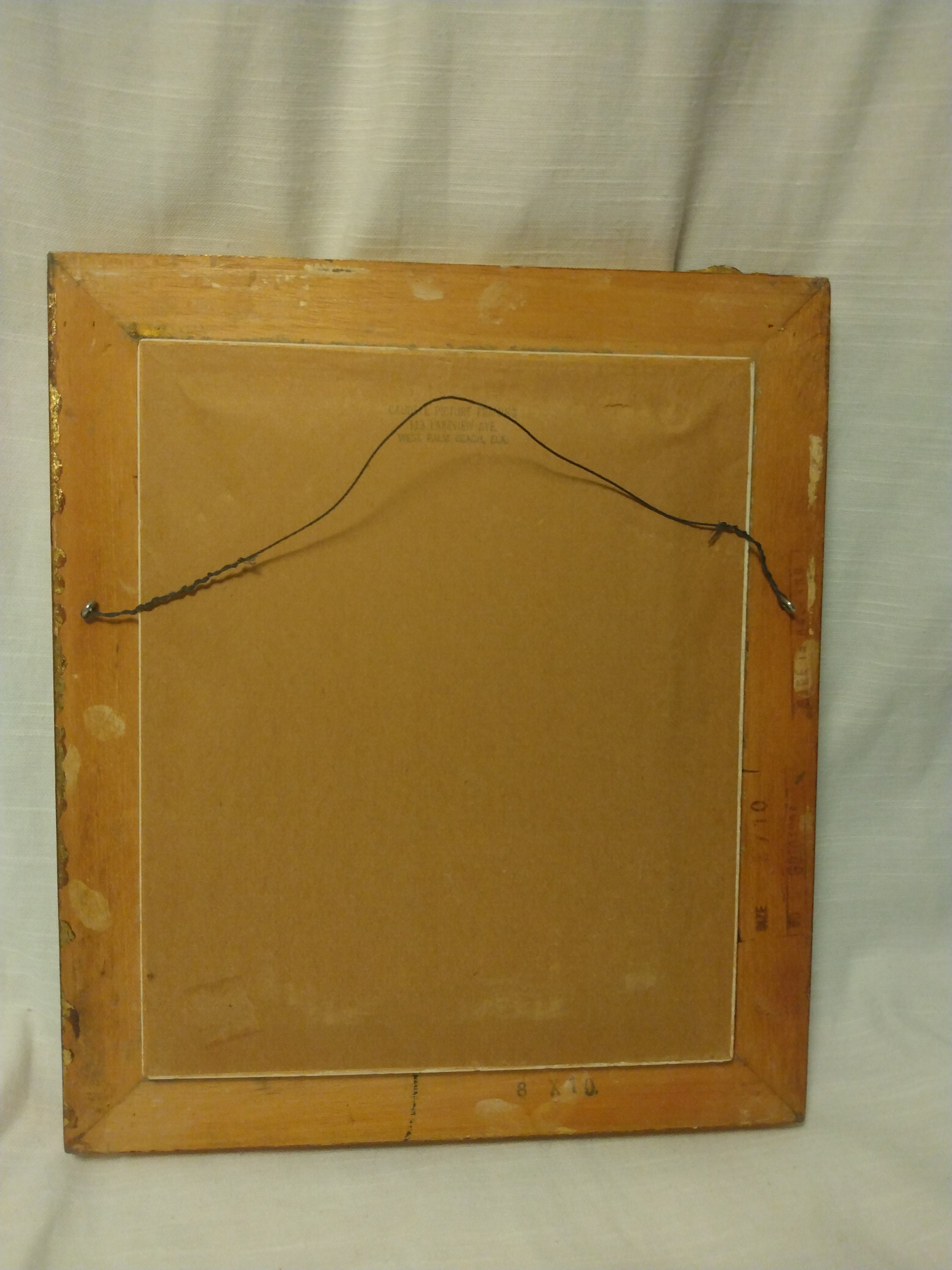 Antique Guilded Carved Wood Frame With Pic - Etsy