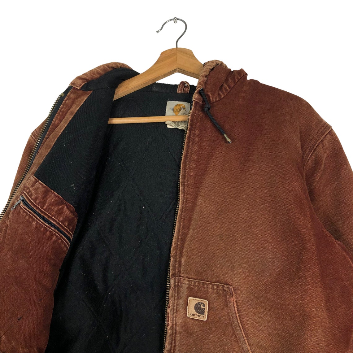 Vintage Distressed Carhartt Duck Canvas Chore Jacket USA (M) - Etsy