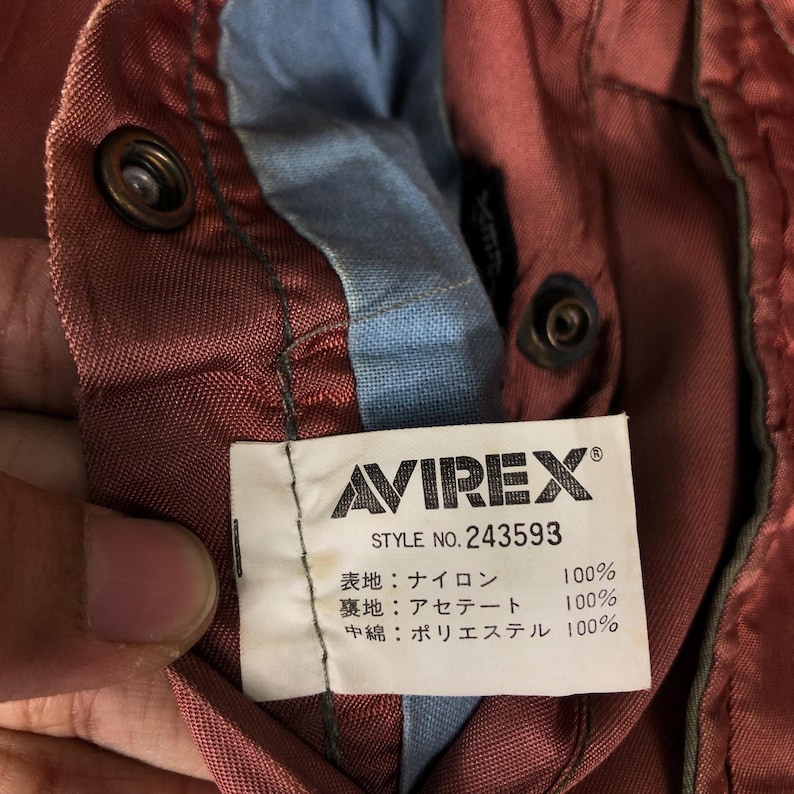PICK!!! Vintage Bomber Jacket Avirex USA Ma-1 Type Rare Full Patches ...