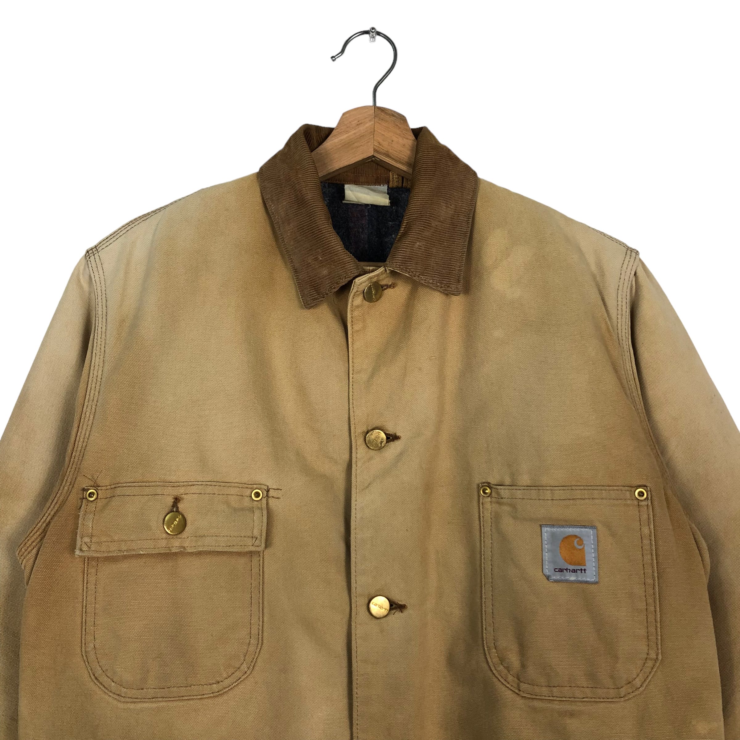 PICK!!! Vintage 90's Worker Detroit Duck Canvas Chore Jacket Carhartt ...