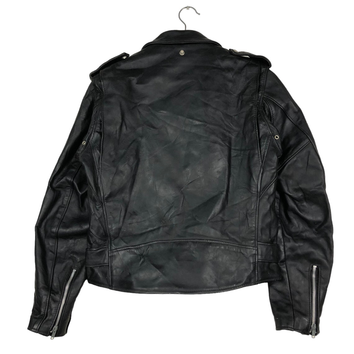 Vintage Schott Perfecto Leather Biker Jacket, USA Made (size 39) - Etsy