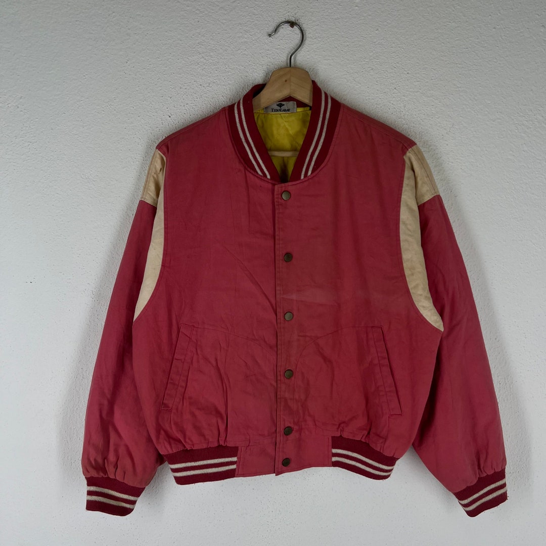 Vintage Varsity Jacket Rare Combination Colour Inspired Cp Company ...