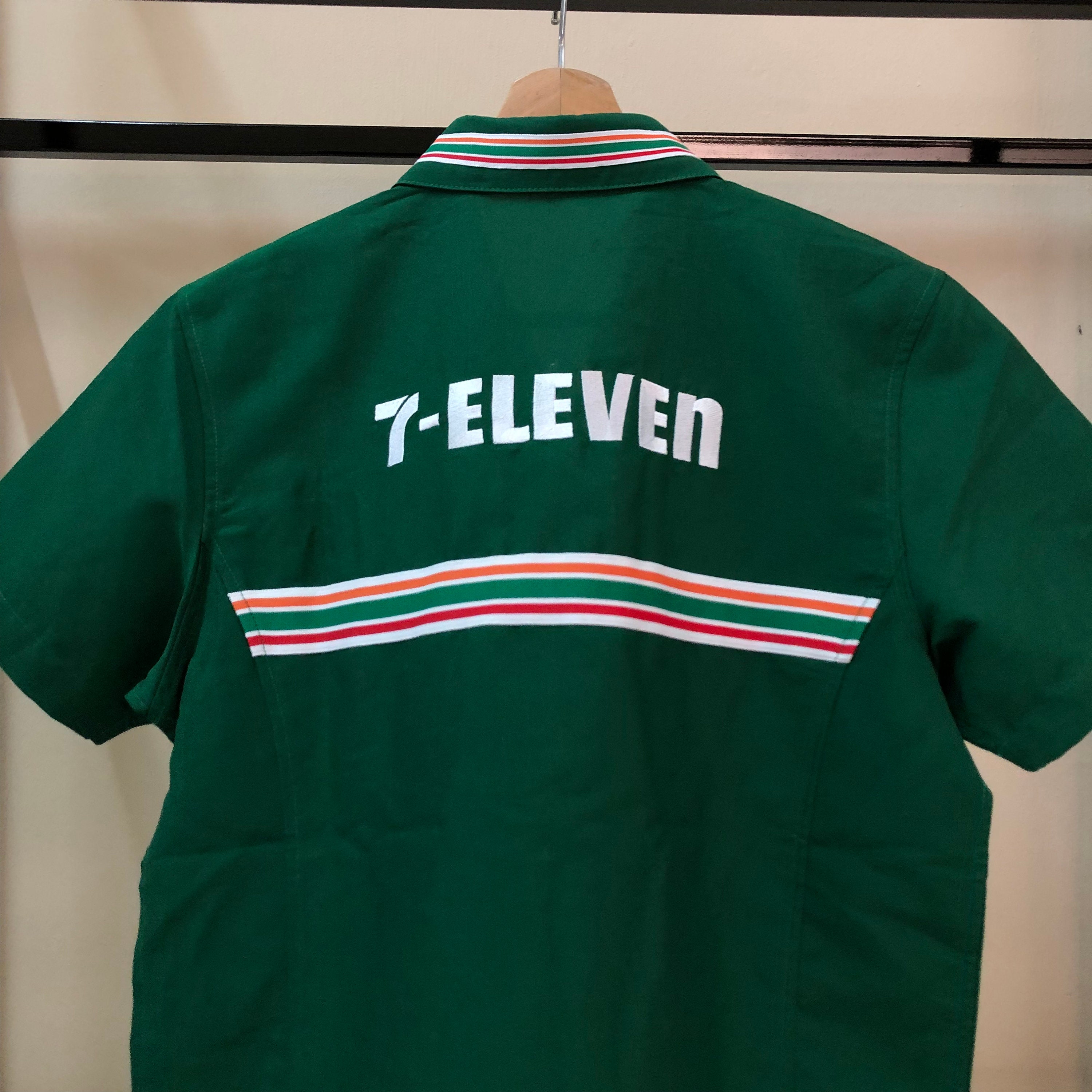Vintage 7-eleven Worker Jacket Big Logo Rare Design - Etsy