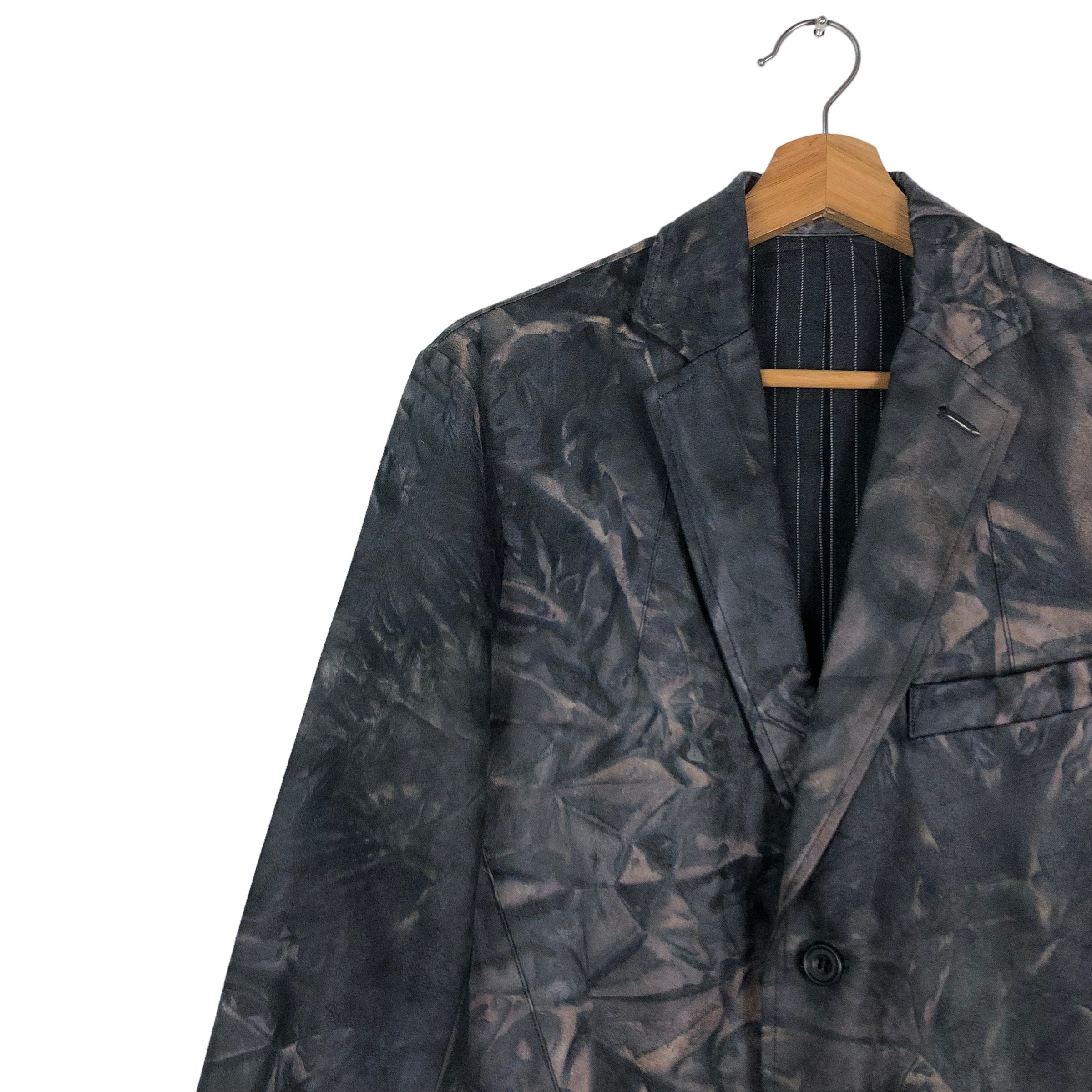 Rare Design Chore Jacket Rusty Flower PPFM Japan Made Wrinkled Coating ...