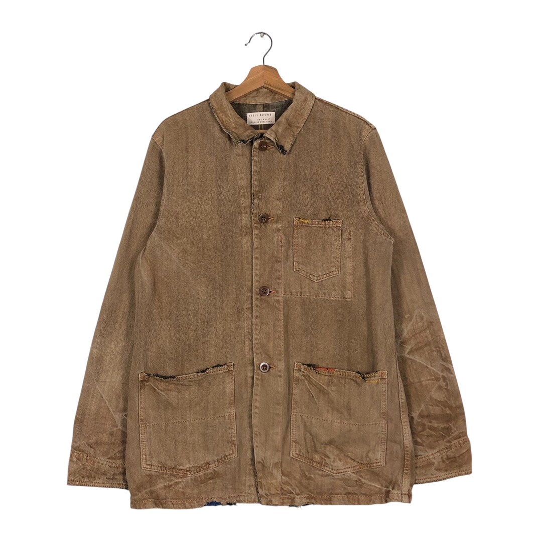 Vintage Spell Bound Chore Jacket, Union Made Duck Canvas (M) - Etsy