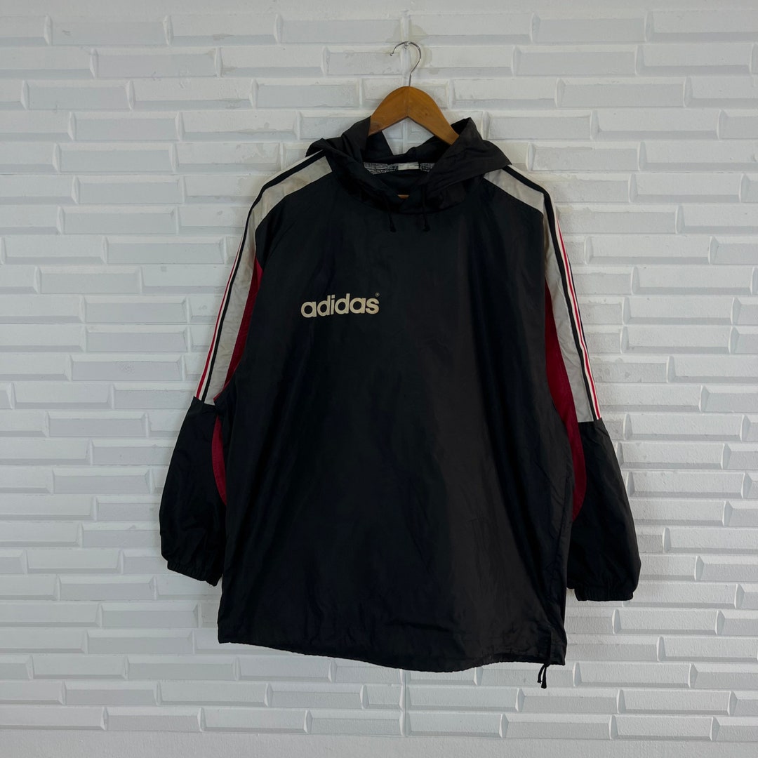 Vintage Adidas Big Logo Coach Jacket by Descente Japan - Etsy