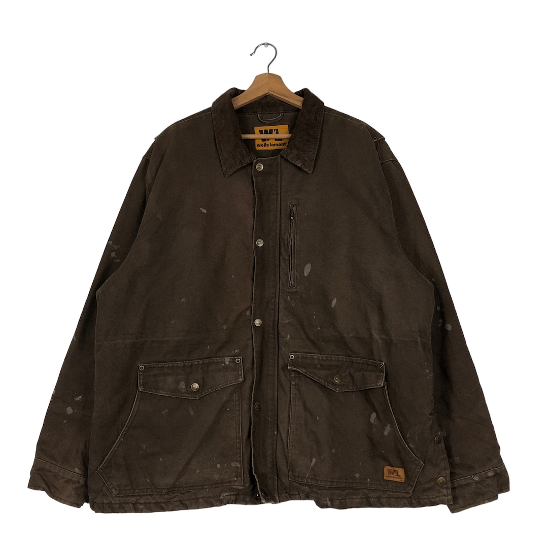 PICK!!! Vintage Detroit Chore Worker Jacket Duck Canvas Wells Lamont ...