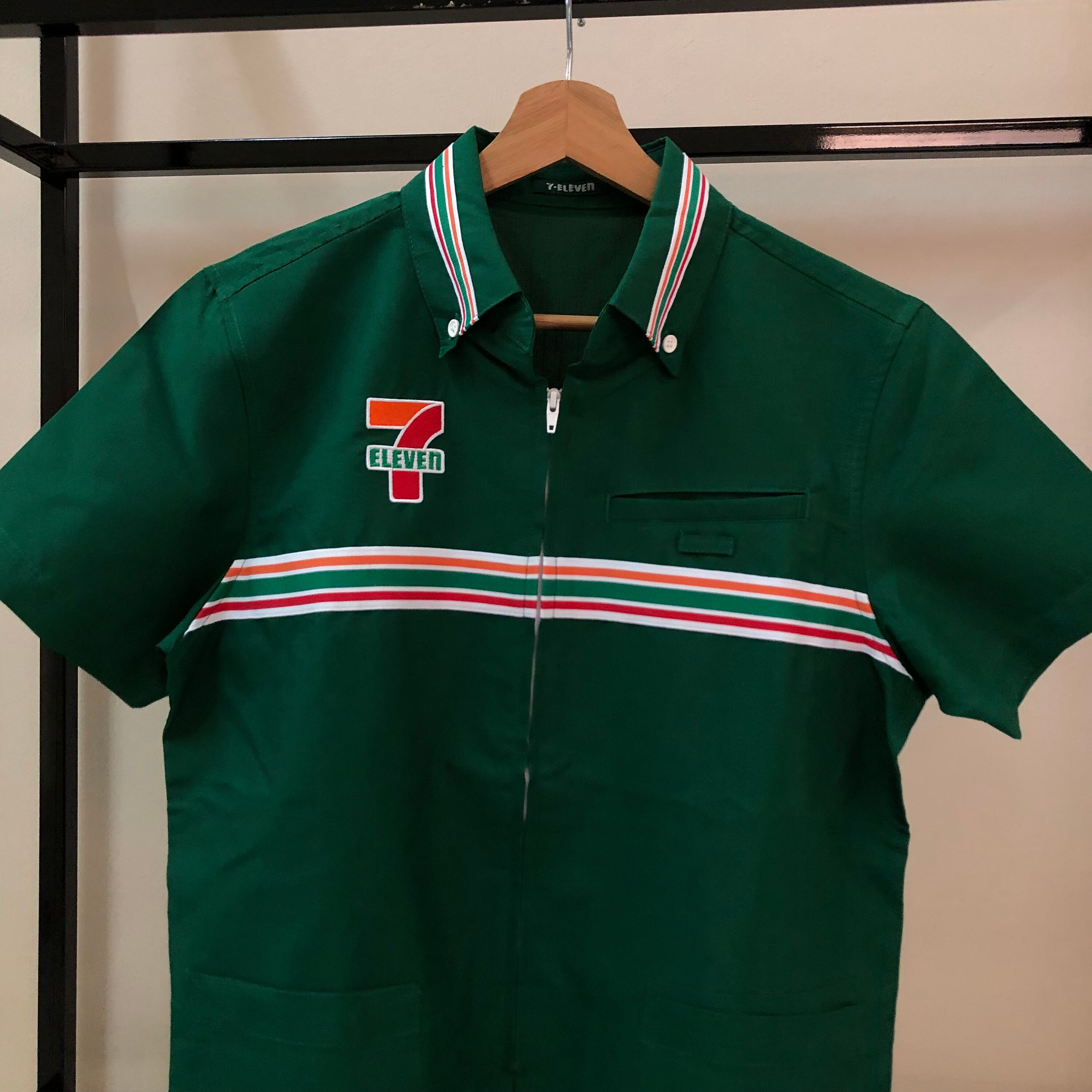 Vintage 7-eleven Worker Jacket Big Logo Rare Design - Etsy