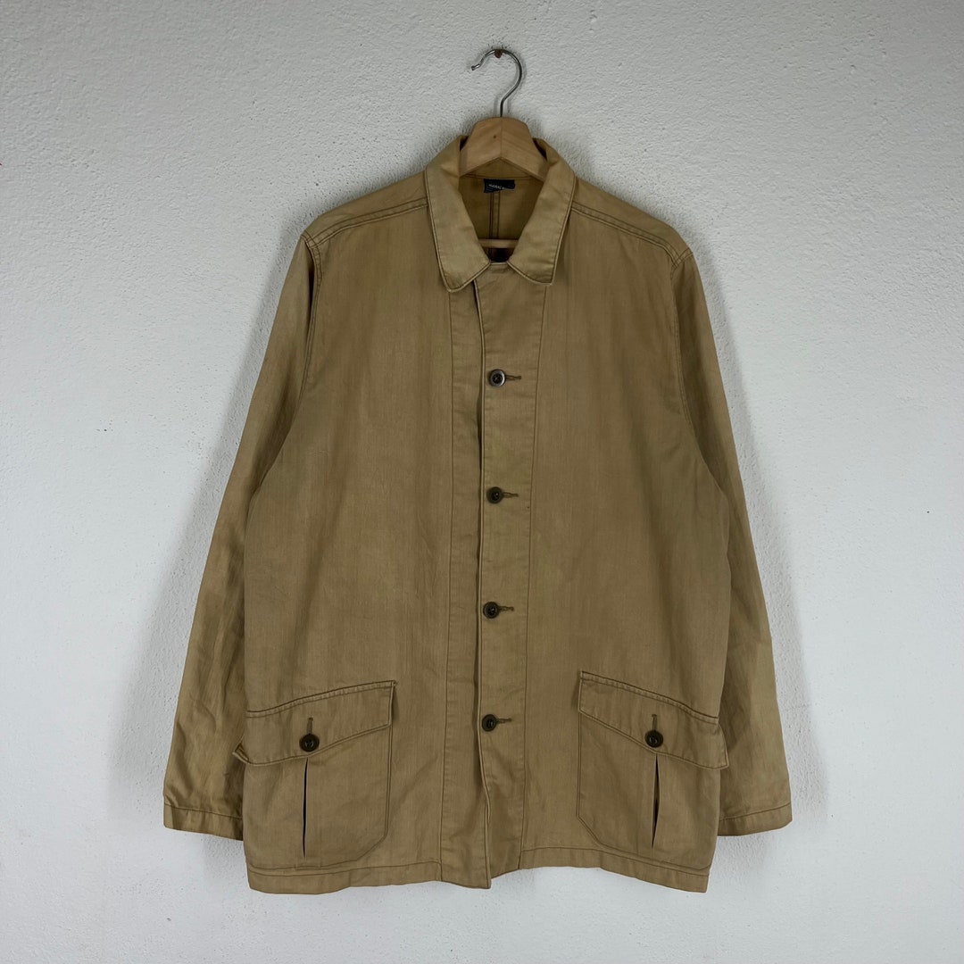 Vintage Japan Made Hikory Chore Jacket, Multi Pocket Workwear Style - Etsy