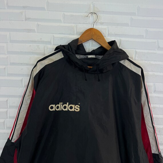 Vintage Adidas Big Logo Coach Jacket by Descente Japan - Gem