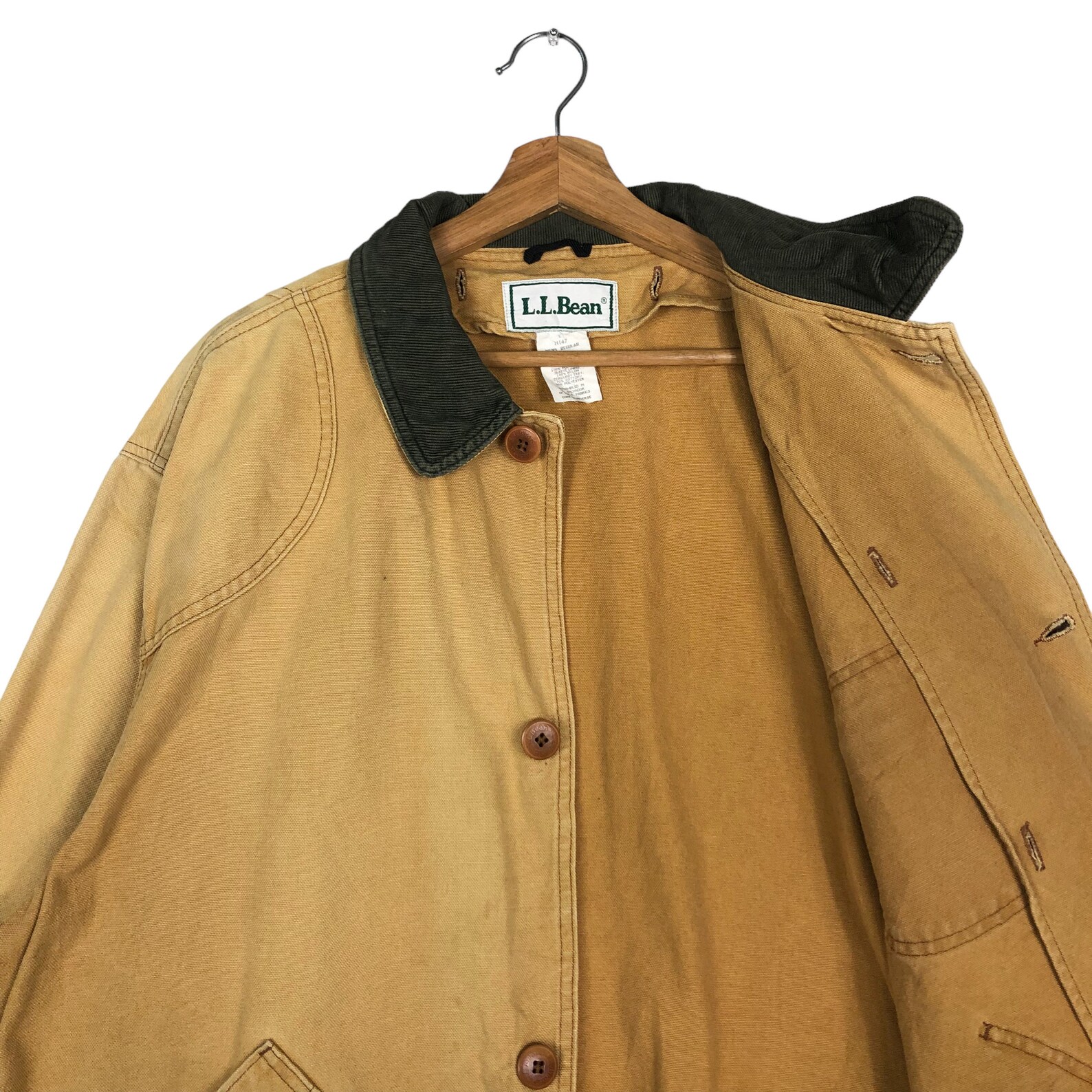 PICK!!! Vintage Hickory Chore Detroit Work Jacket L.l.bean USA Rusty ...