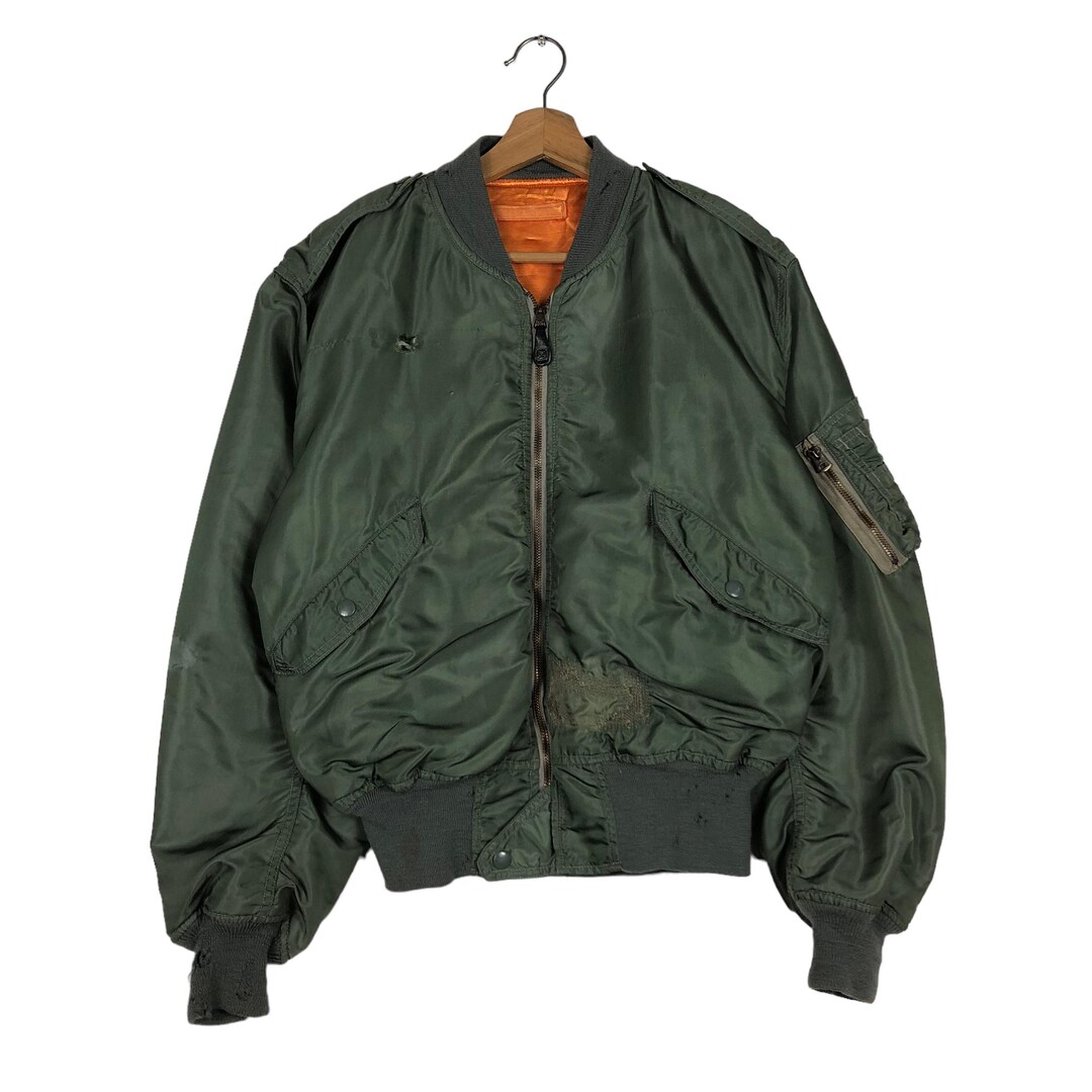 Vintage Fly Bomber Jumper Jacket Skyline Toyo Enterprise Conmatic ...