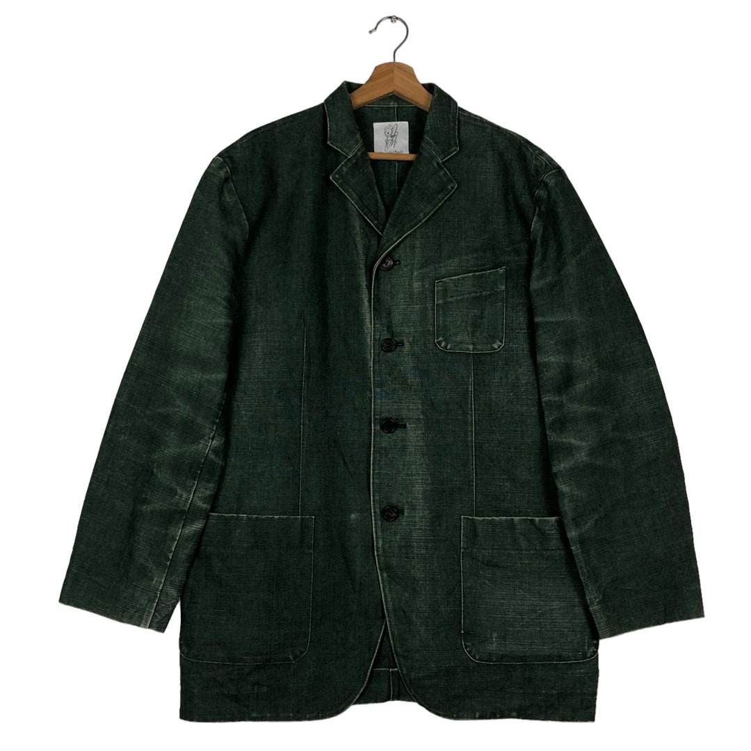 Vintage Duck Canvas Chore Jacket, Rusty Green Workwear (M) - Etsy