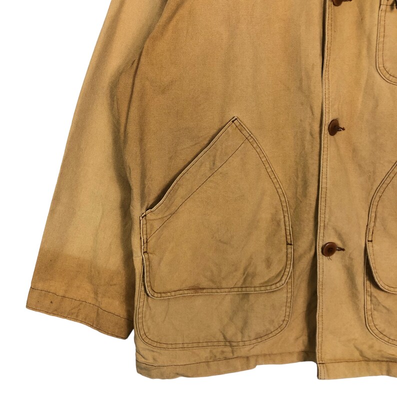 PICK!!! Vintage Hickory Chore Detroit Work Jacket L.l.bean USA Rusty Design Style - Etsy