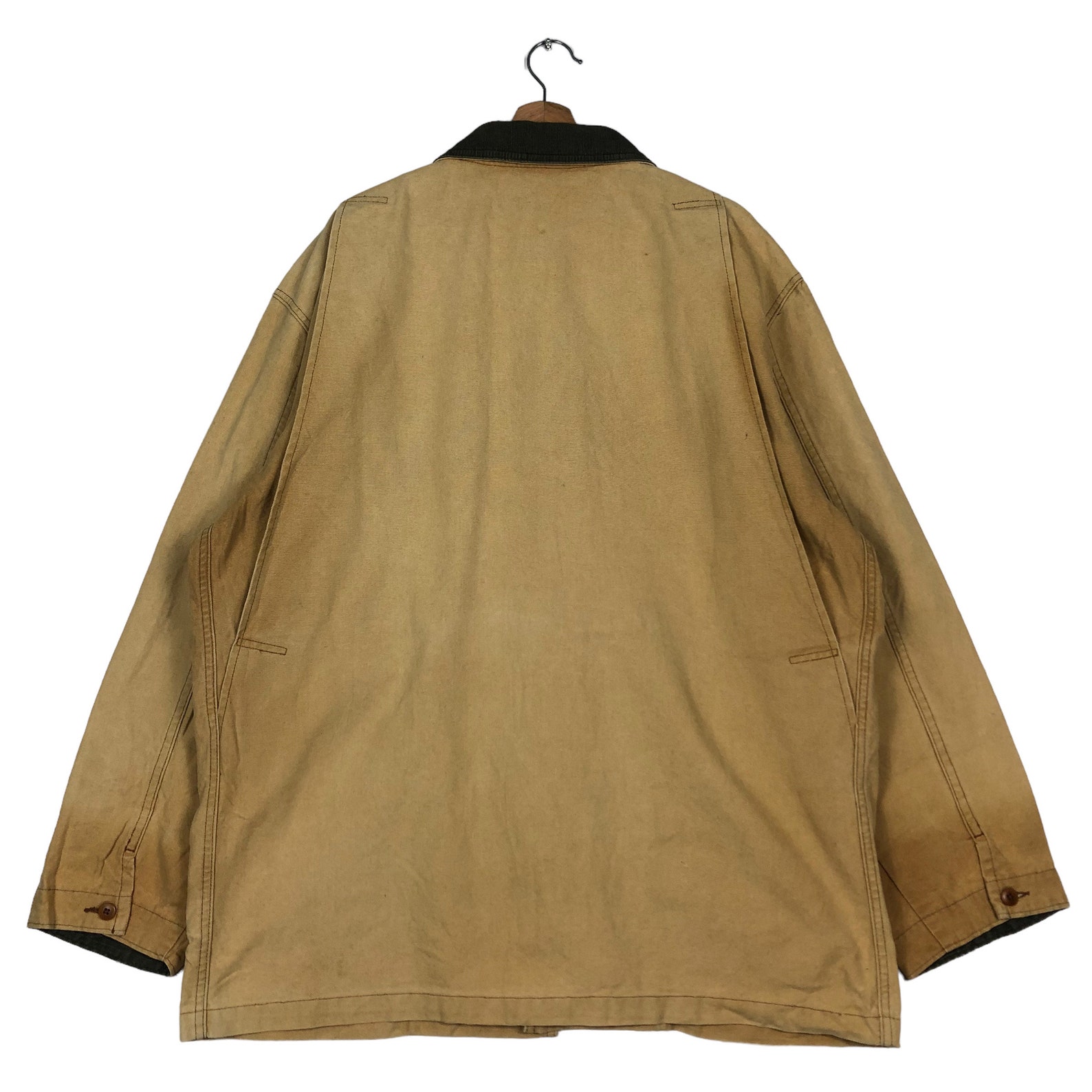 PICK!!! Vintage Hickory Chore Detroit Work Jacket L.l.bean USA Rusty ...