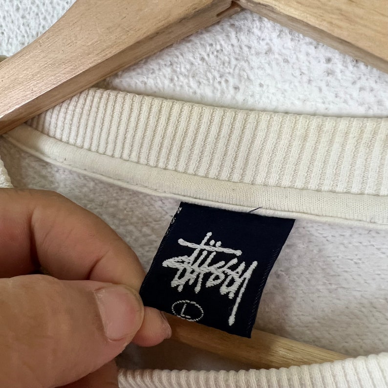 PICK!!! Vintage Sweatshirt Stussy Old Skool Flavor Big Logo Very Rare Streetwear Style ...