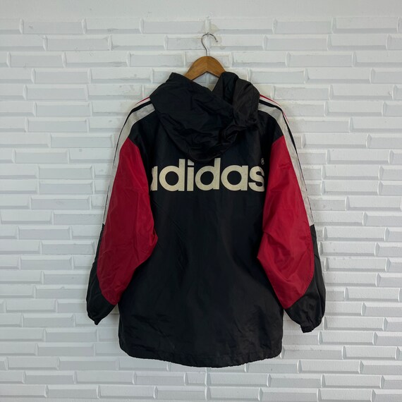 Vintage Adidas Big Logo Coach Jacket by Descente Japan - Gem