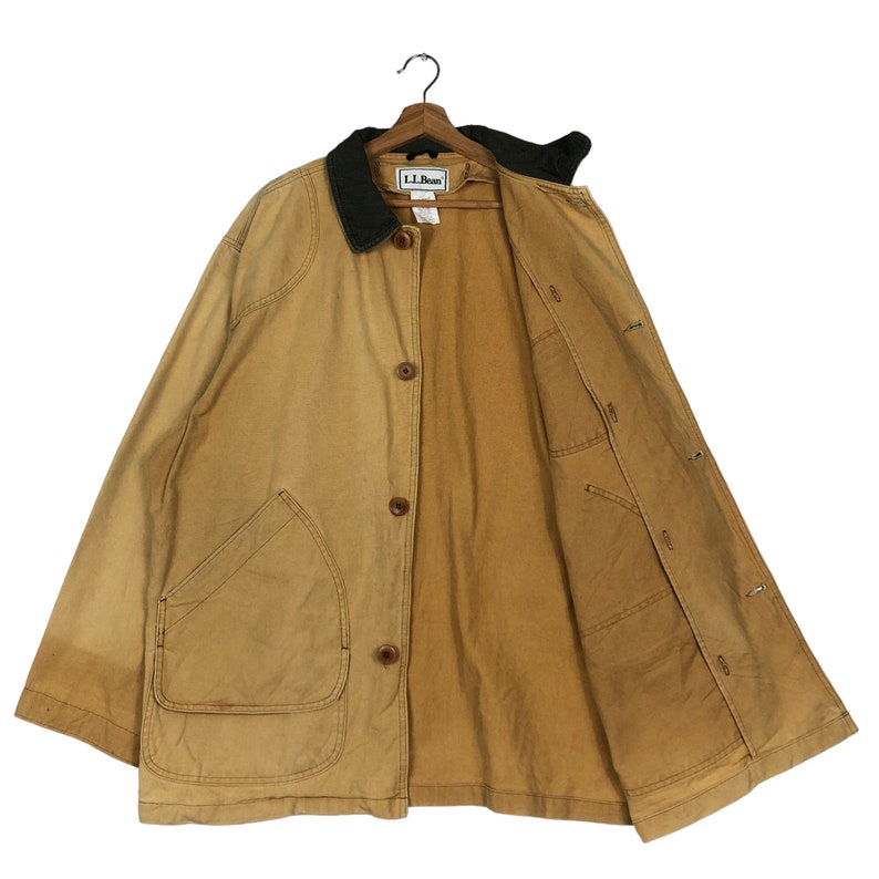 PICK!!! Vintage Hickory Chore Detroit Work Jacket L.l.bean USA Rusty ...