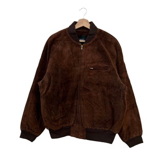 PICK!!! Vintage 90's Suede Leather Bomber Jacket Polo Ralph PICK!!! Vintage 90's Suede Leather Bomber Jacket Polo Ralph