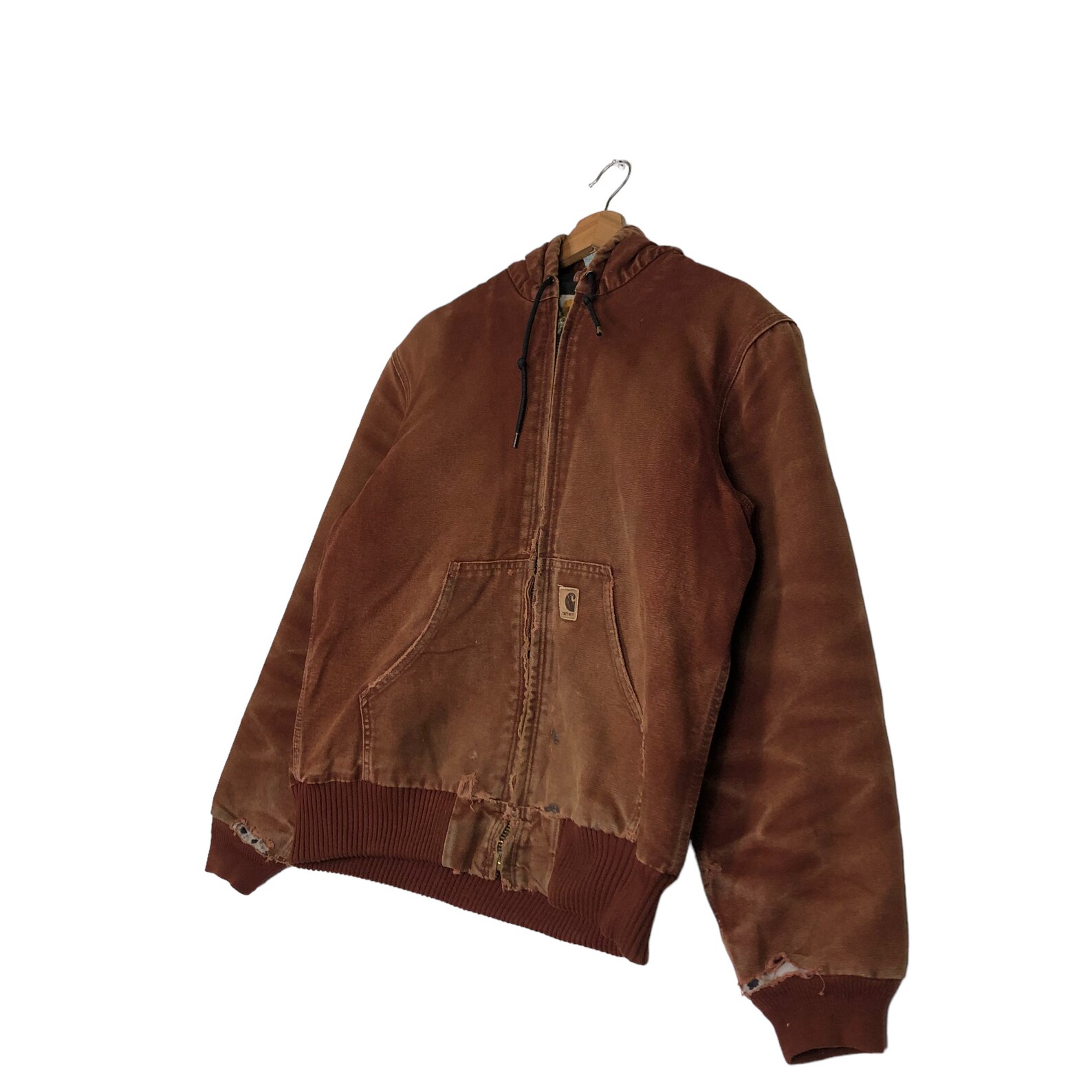Vintage Distressed Carhartt Duck Canvas Chore Jacket USA (M) - Etsy