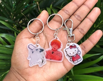 Soot Sprites Keychain Totoro Keychain Shrink Plastic Keychain Kawaii ...