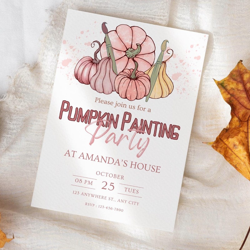 Pumpkin Painting - Etsy