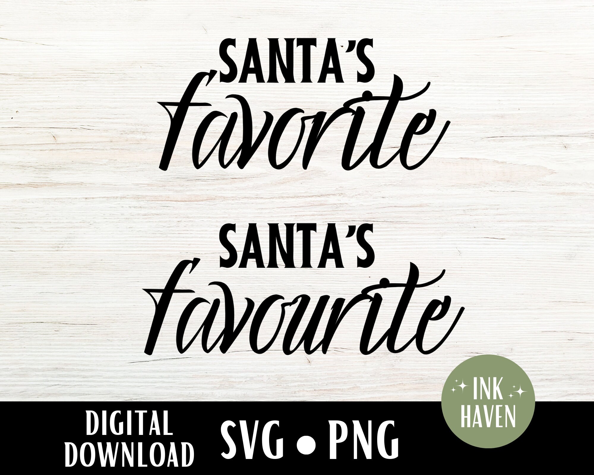 Santas Favs SVG PNG Merry Christmas Svg Holiday Season Svg - Etsy Australia
