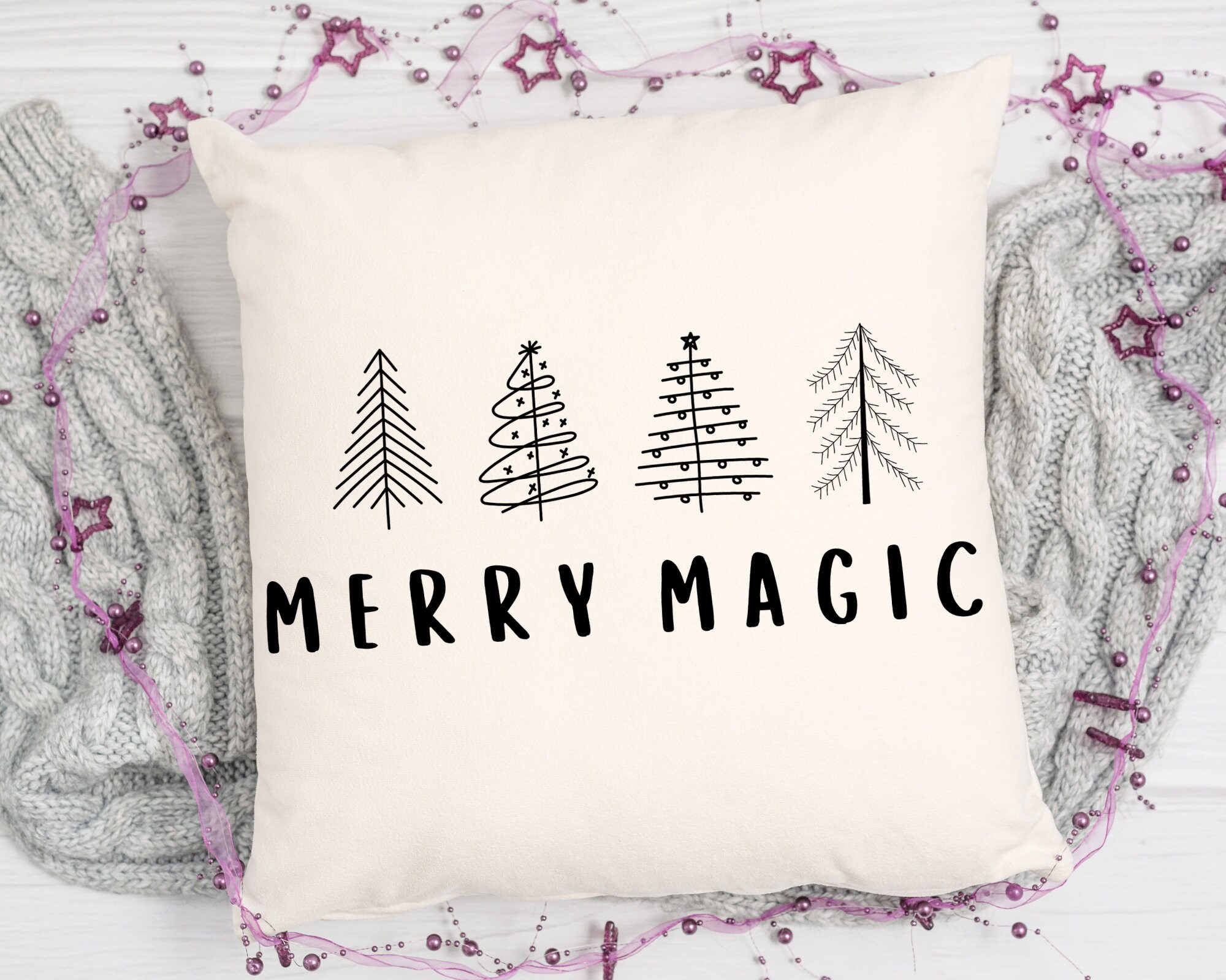 Merry Magic SVG PNG Christmas Tree Svg Merry Christmas Svg - Etsy Australia