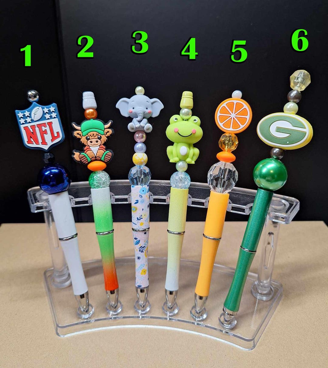 Custom Made Focal Beaded Autograph Pens (random) *R15 - Etsy