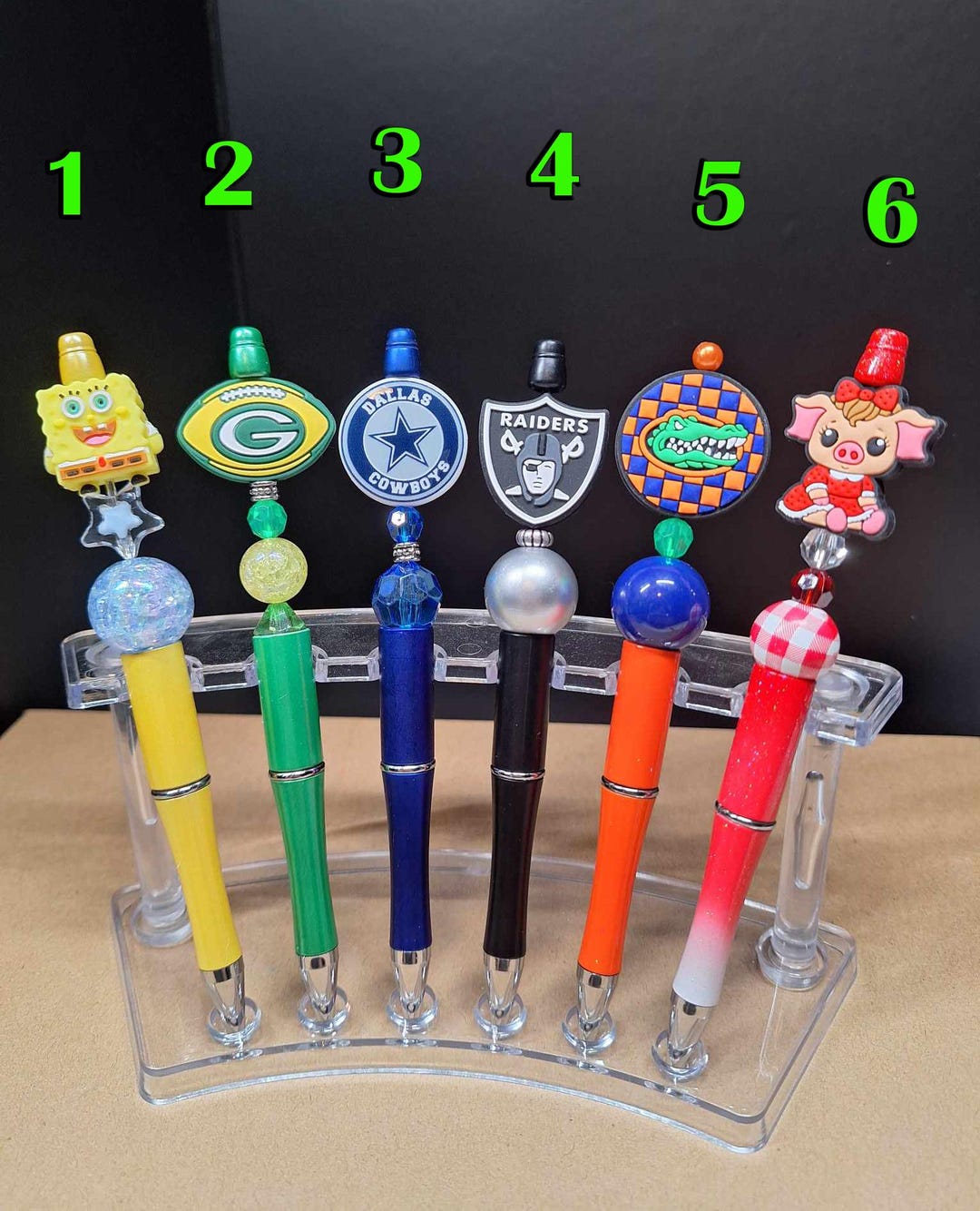 Custom Made Focal Beaded Autograph Pens (random) *R18 - Etsy