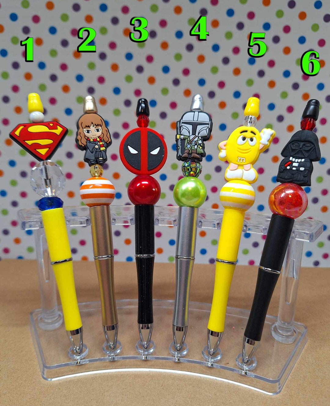 Custom Made Focal Beaded Autograph Pens (nostalgic) *N4 - Etsy