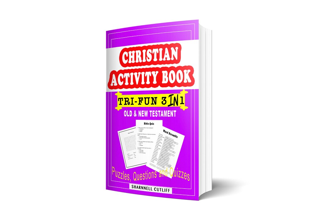 Christian Activity Books | Old & New Testament | Puzzles | Quiz | Word ...