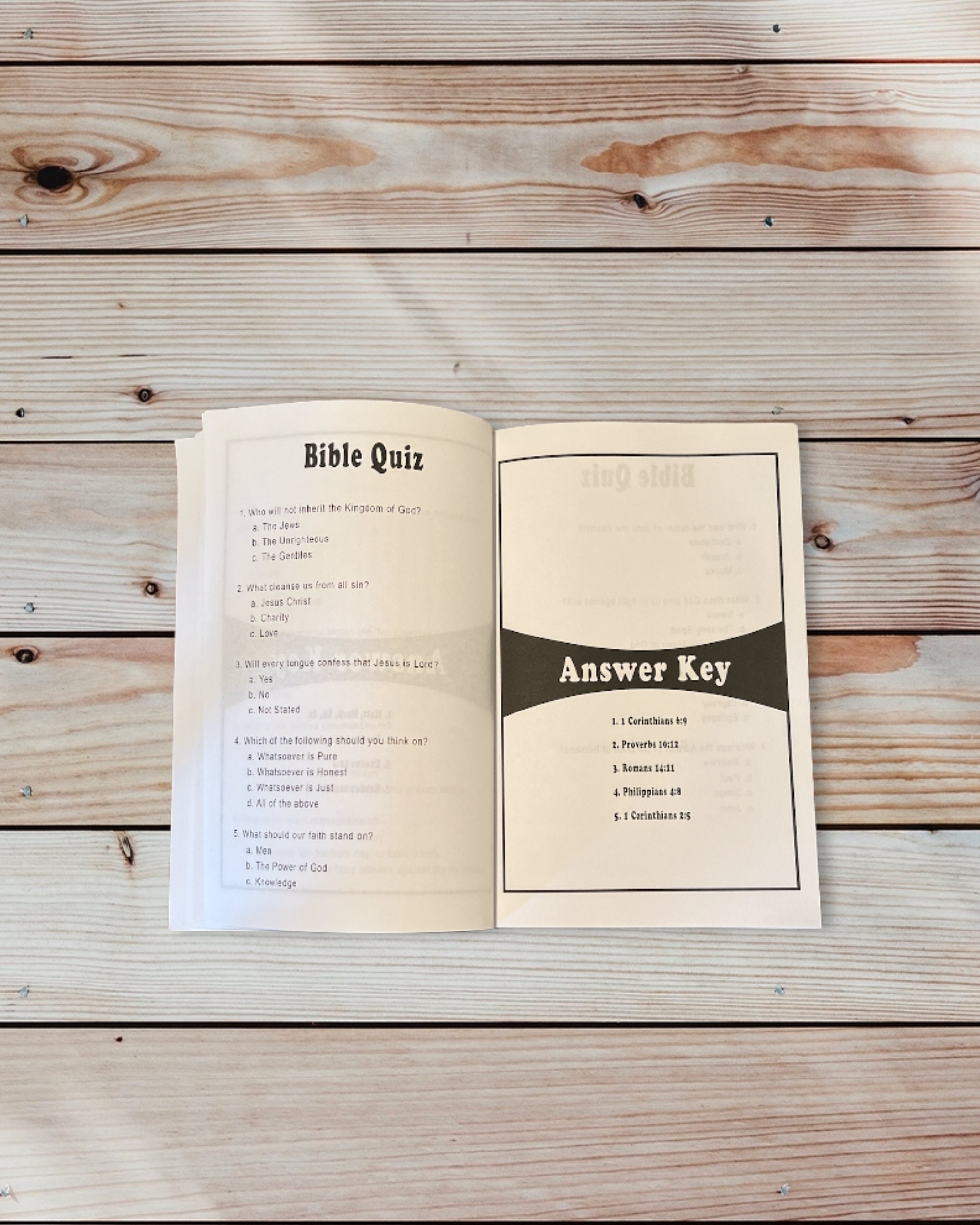 Christian Activity Books Old & New Testament Puzzles Quiz Word Puzzle ...