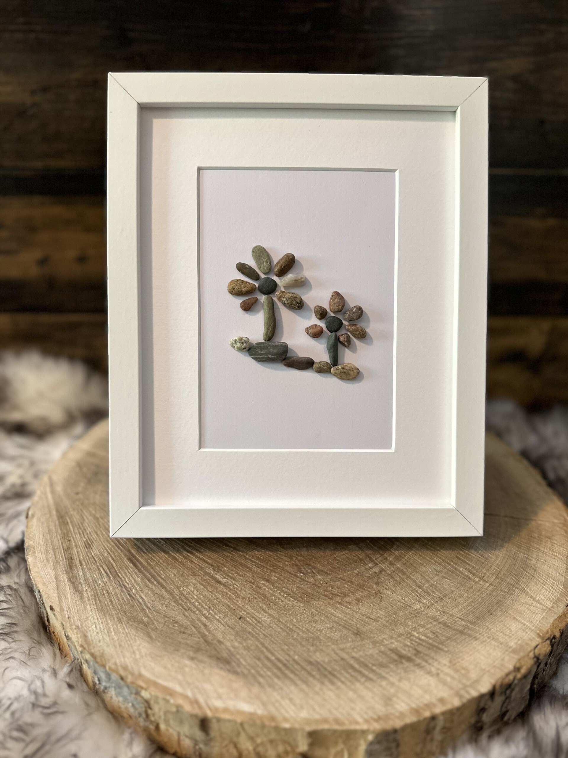 Flower Pebble Art, Daisys, Pebble Art Gifts, Personalization - Etsy