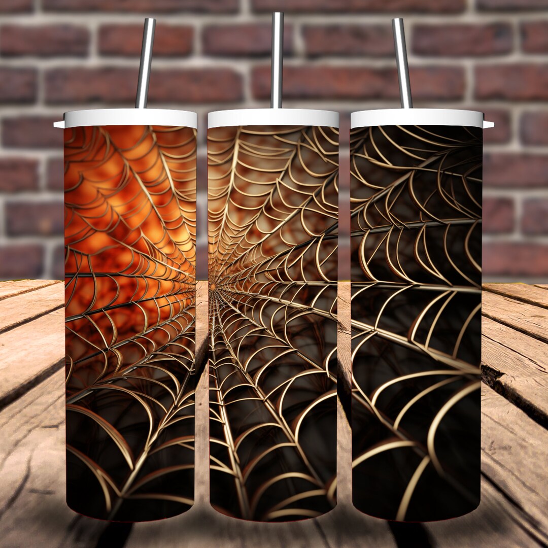 3D Tumbler Wrap Spider Web 300DPI Seamless Digital Download - Etsy