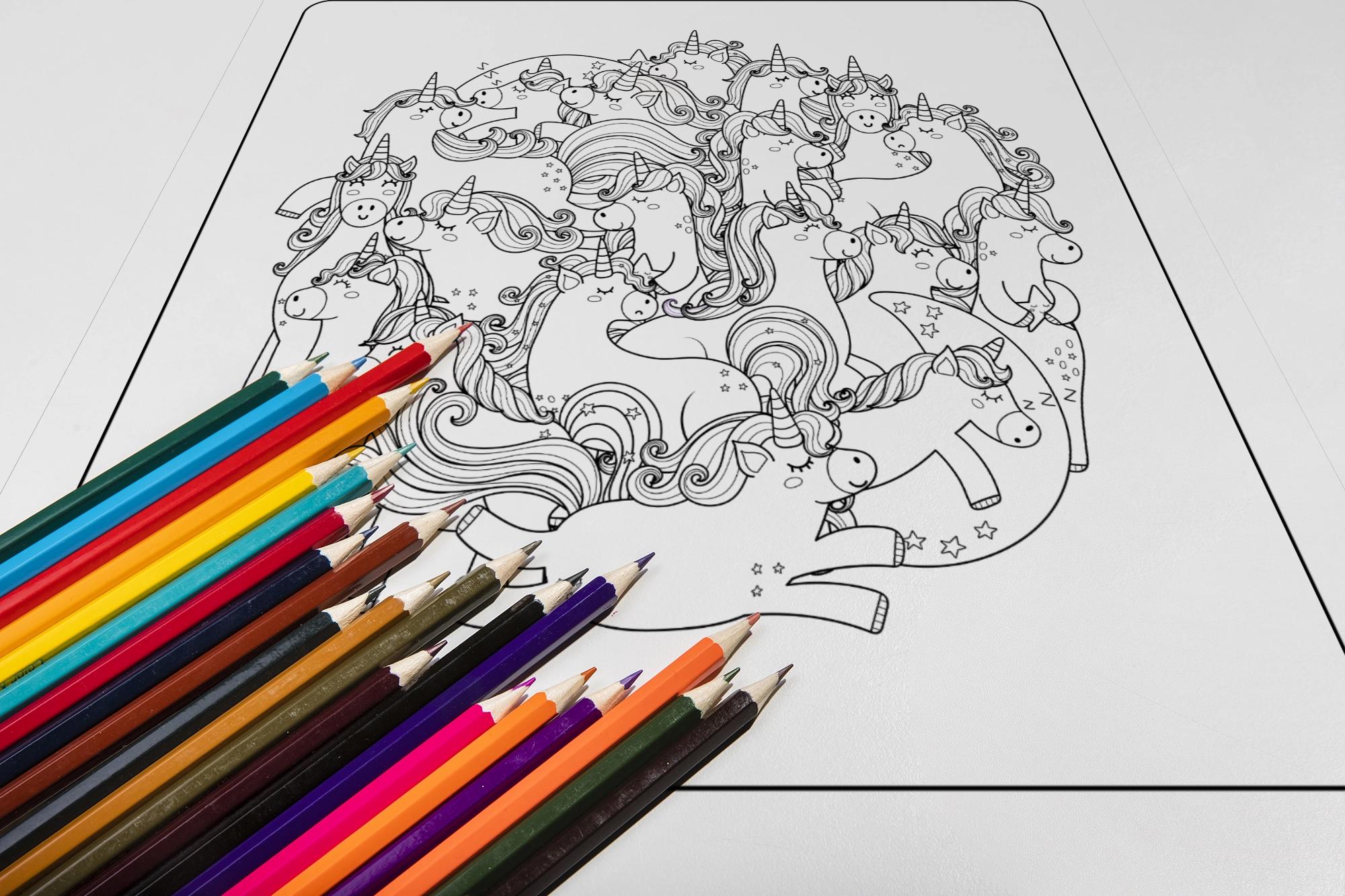 Adorable Animal Doodle Coloring Pages | Cute Hand-drawn Animal Clusters ...
