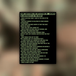 TRANSMASC ZINE | Notes & Motivation for All Transmasc People - Etsy