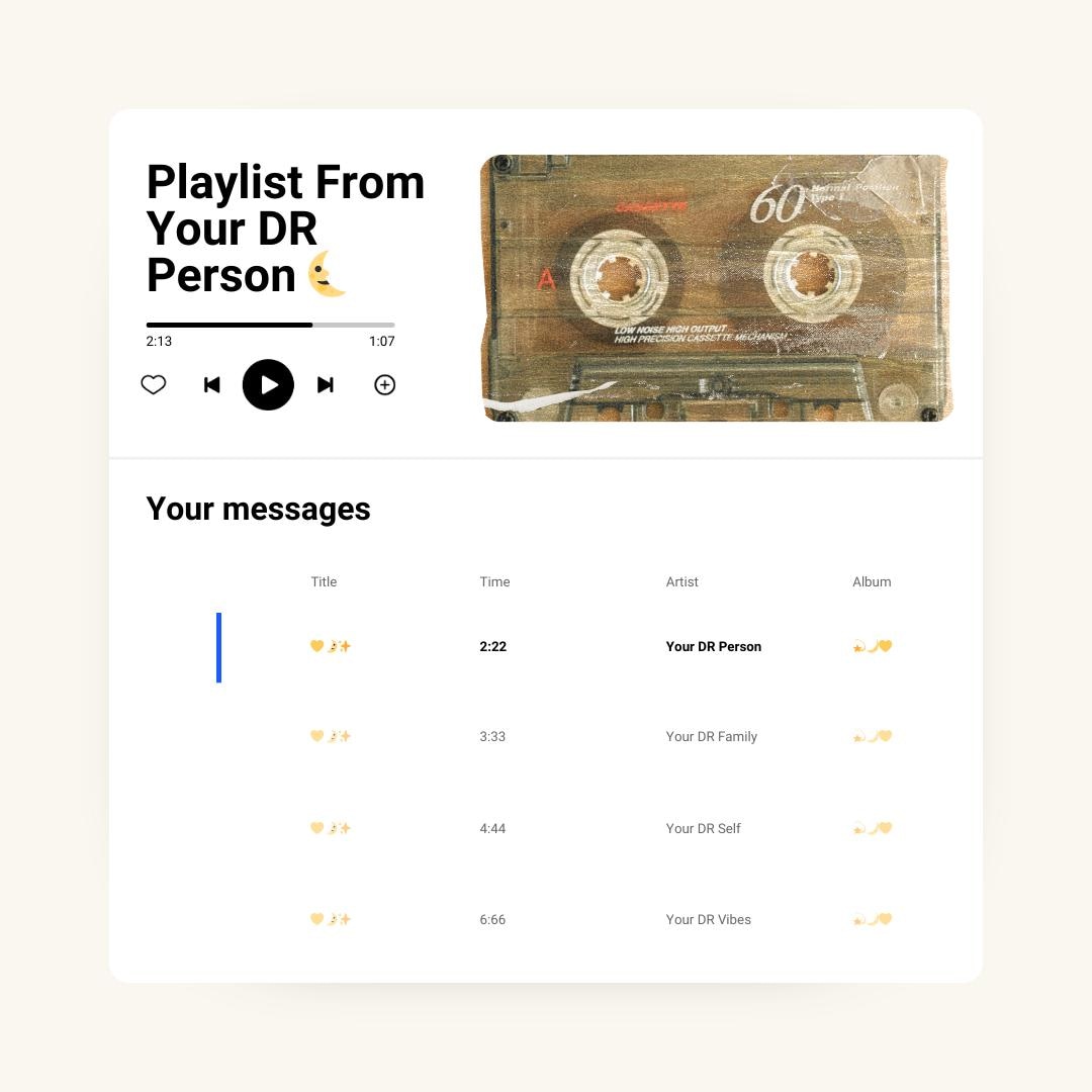 Playlist From DR Person: Shufflemancy, Channeled Songs & Messages - Etsy