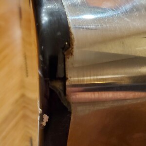 Vintage 1950's Kromex Retro Art Deco Style Big Bread Box Container ...