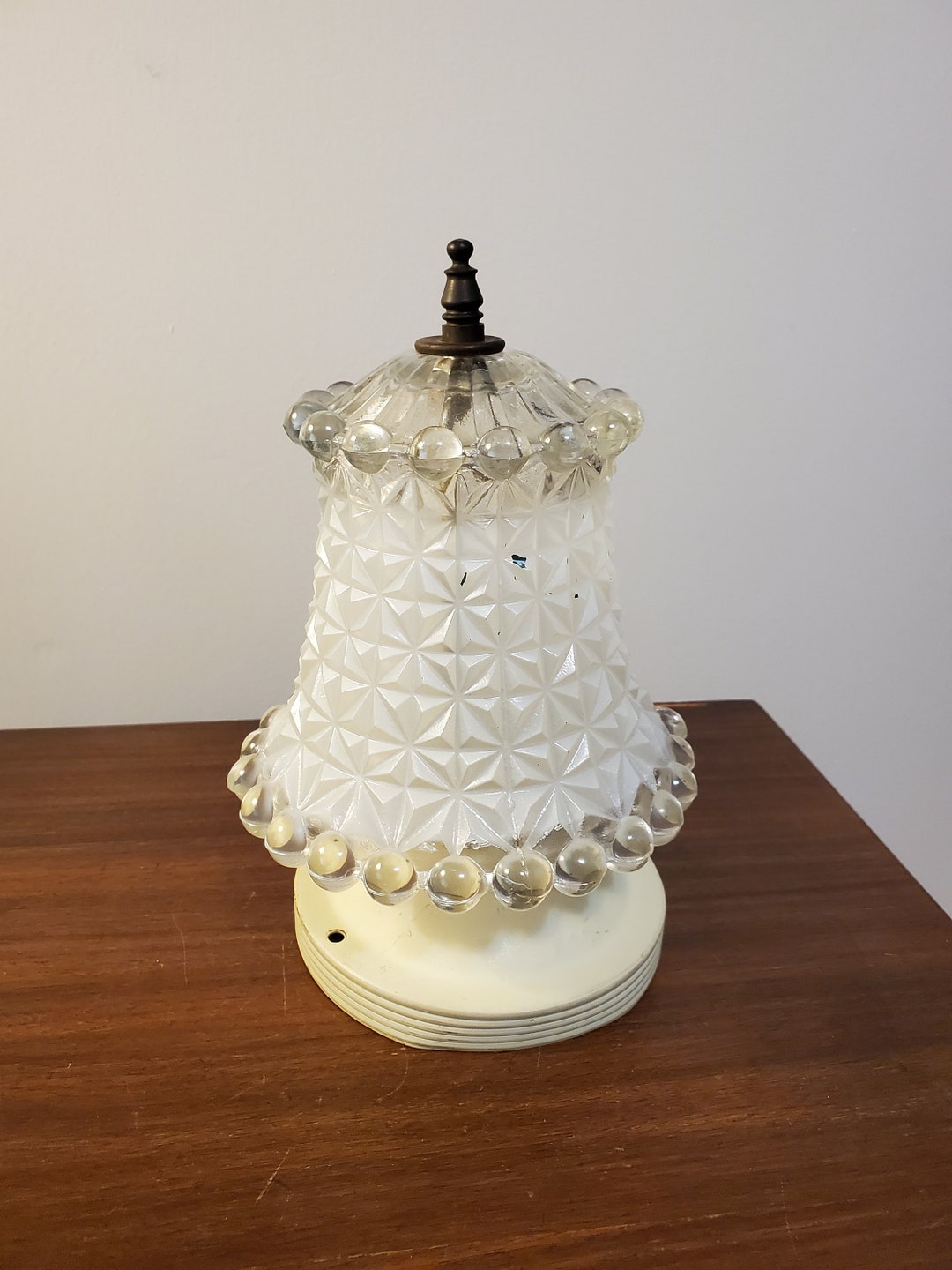 Vintage Antique Very Unique Glass Wall Light Fixture - Etsy