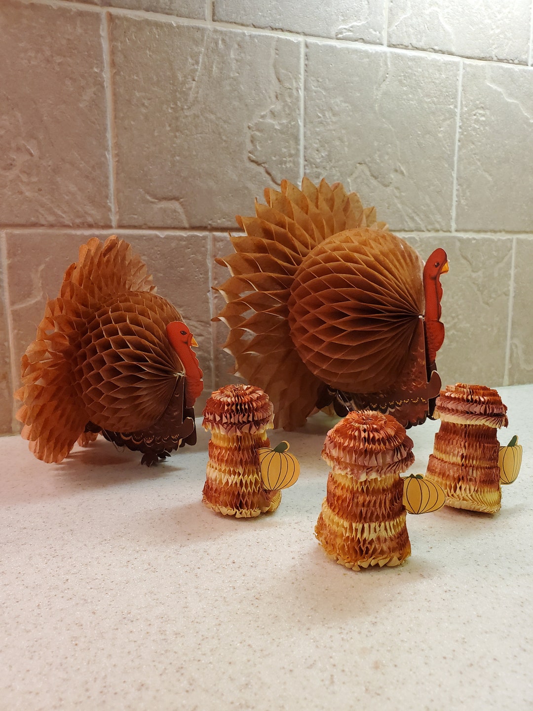Vintage Two Hallmark Thanksgiving Turkeys 35 TPF9-3 & 20 TPF9-3 and ...