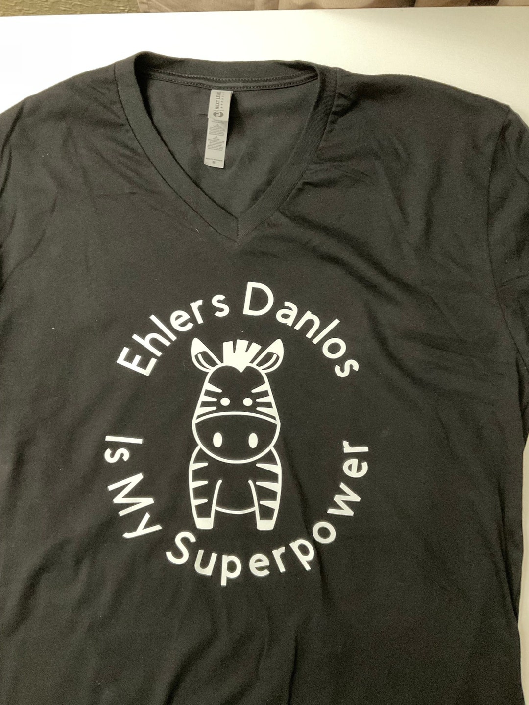 EDS, Ehlors-danlos Syndrome, T-shirt, Cotton, Zebra, Invisible ...