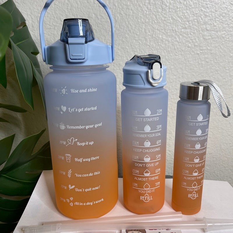 Motivational Water Bottle - Etsy