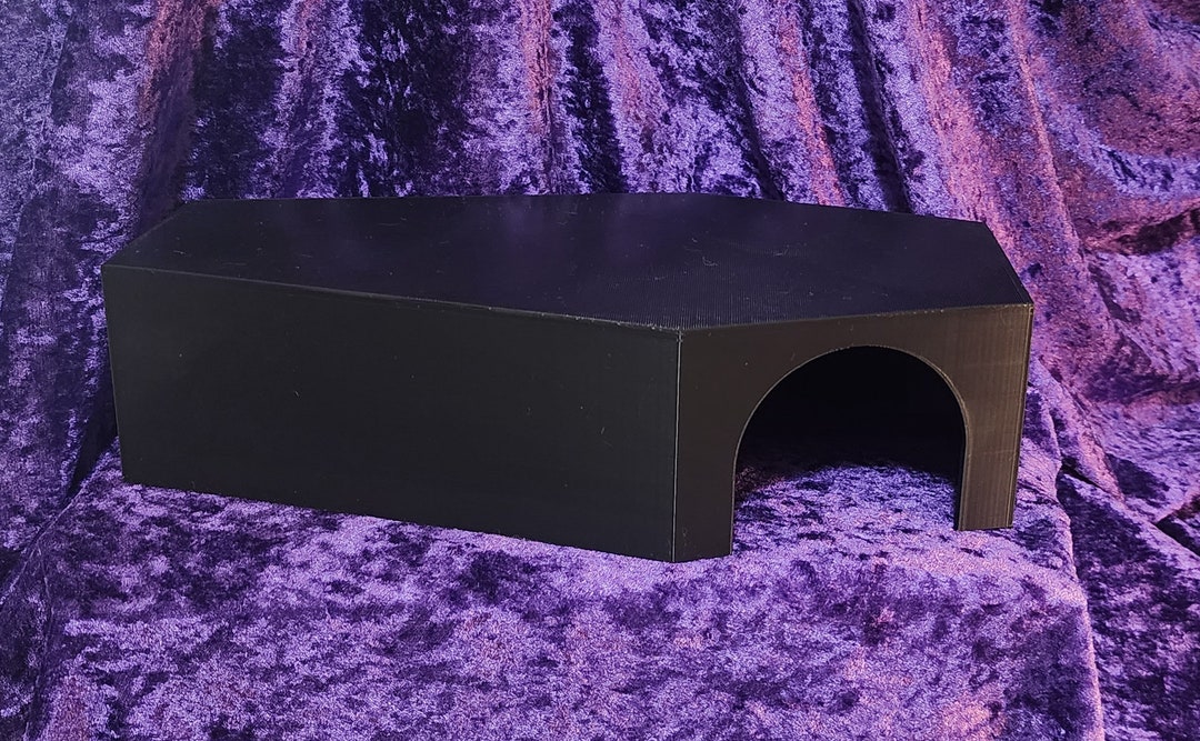 Coffin Animal Hide | Goth Reptile House |coffin Shaped Terrarium Decor ...