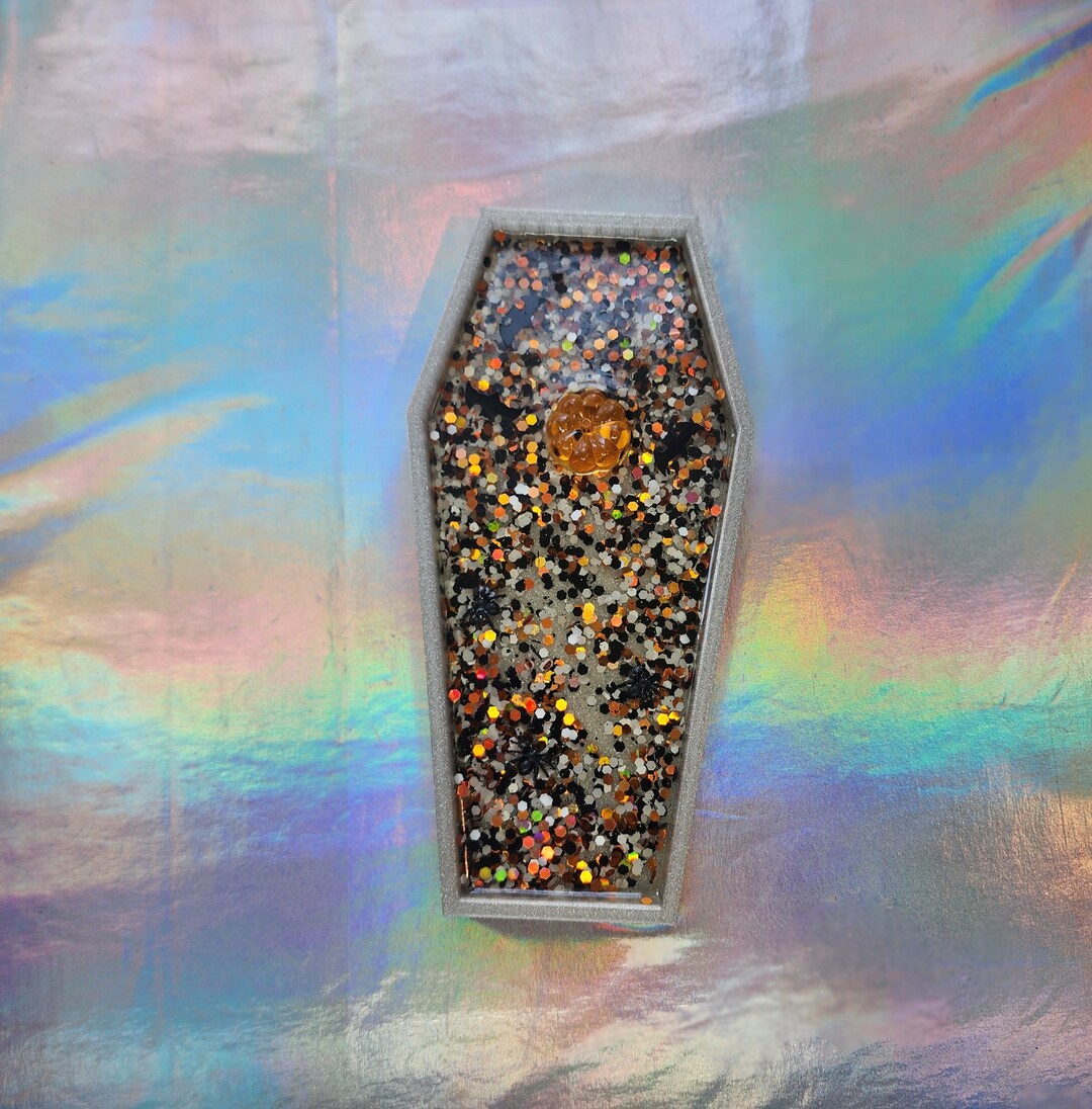 Coffin Trinket Tray | Spooky Dish | Crystal Holder| Key Holder | - Etsy