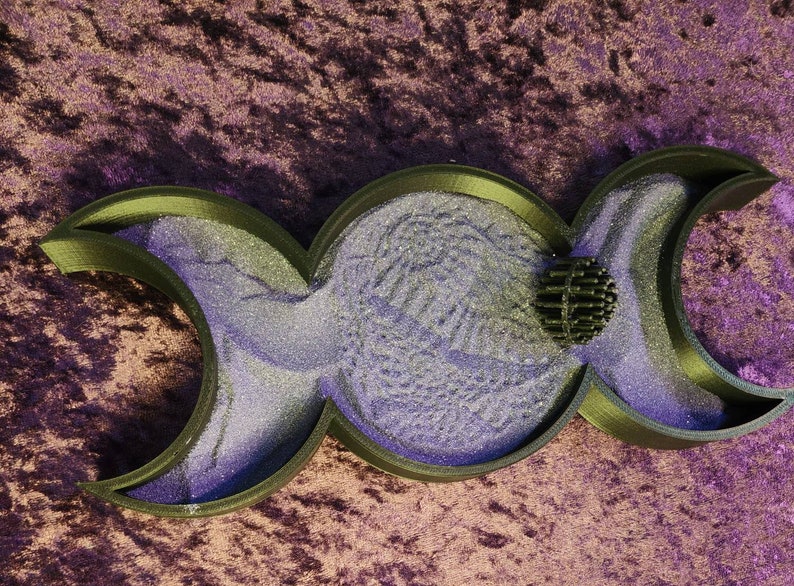 Triple Moon Zen Garden |witchy Zen Garden |cottagecore Garden | Goth ...